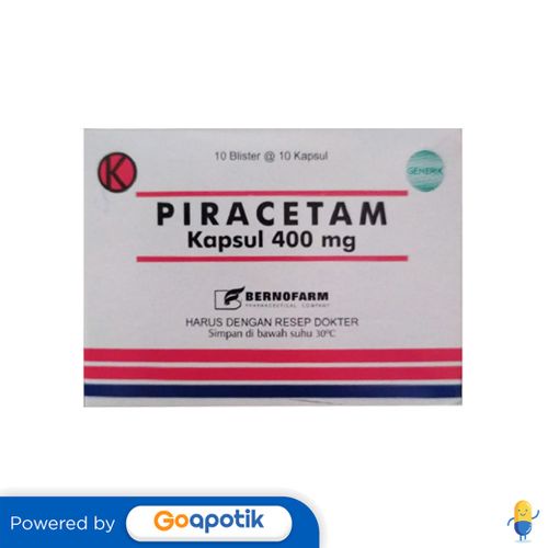 Jual PIRACETAM BERNOFARM 400 MG BOX 100 KAPSUL | Shopee Indonesia