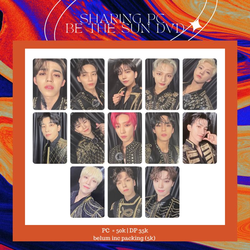 Jual SHARING PHOTOCARD DVD & DIGI CODE SEVENTEEN BE THE SUN SEOUL ...