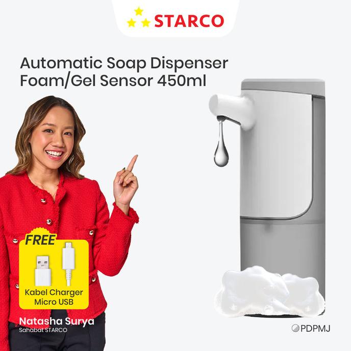 Jual Automatic Hand Sanitizer/Soap Dispenser Foam/Gel Sensor 450ML USB ...