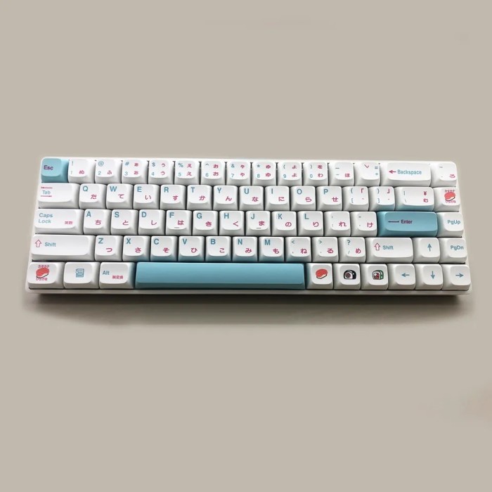 Jual 129 set Keycaps PBT Japanese Root Tulisan Jepang Cherry Profile ...