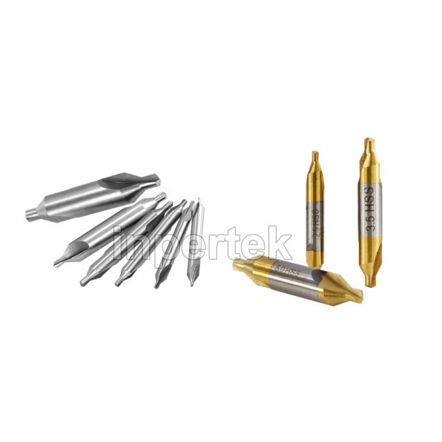 Jual Center Drill 2 3 4 5 6 8 10 mm HSS Baru Bor Center Drill Center ...
