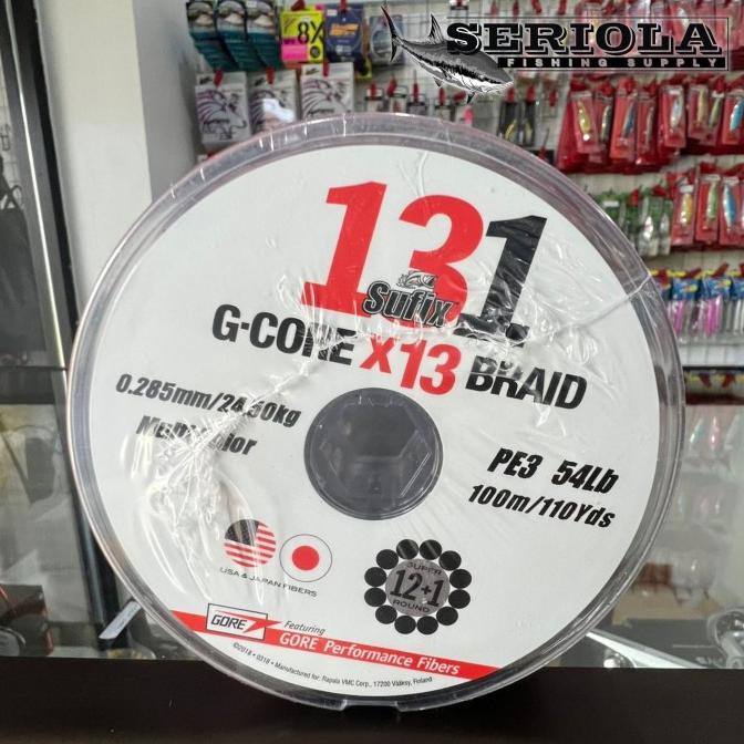 Jual PE SUFIX 131 G-CORE X13 MULTICOLOR 100M PE3 54lb PE4 66lb | Shopee Indonesia