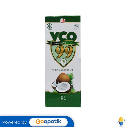 Jual 99 Vco Virgin Coconut Oil 125 Ml Botol | Shopee Indonesia