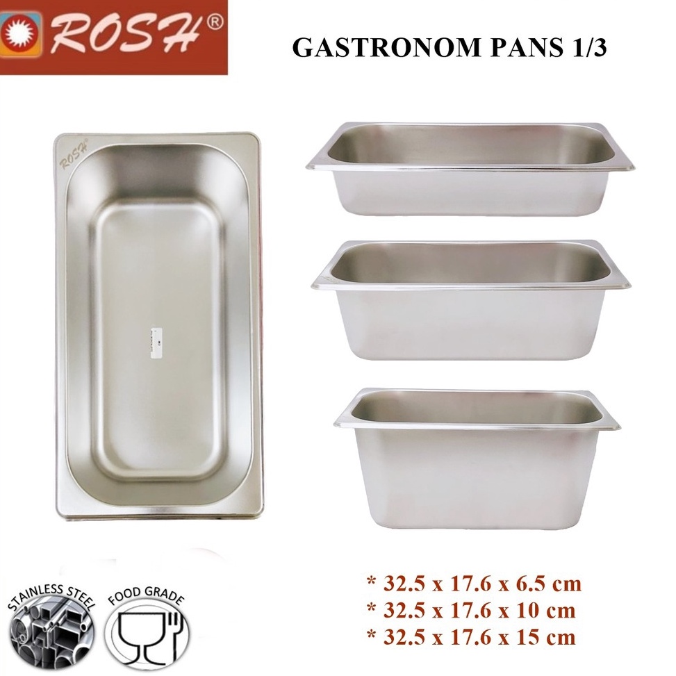 Jual Terlaku NAMPAN GASTRONOM FOOD PAN PENYIMPAN MAKANAN (ROSH ...