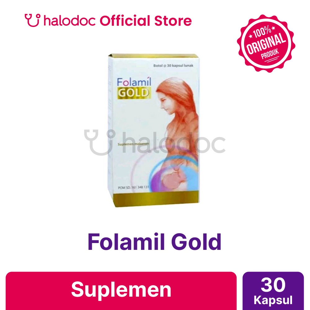 Jual Folamil Gold 30 Kapsul | Shopee Indonesia