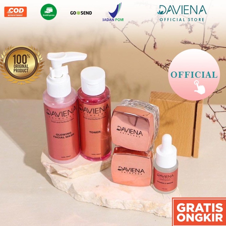 Jual 4.4 MALL (OFFICIAL) GLOWING SERIES | DAVIENA SKINCARE | DAVIENA ...