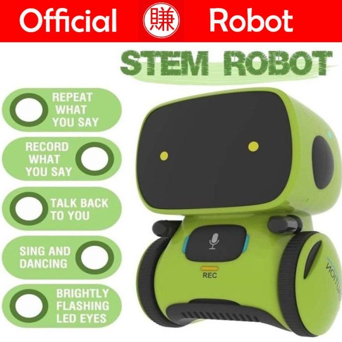 Jual Smart Robot At Mainan Anak Robot Pintar Voice Control Edukasi Anak ...