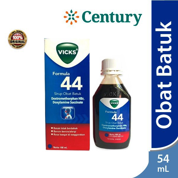 Jual Vicks Formula 44 Antitusif dan Antihistamin 54ml | Shopee Indonesia