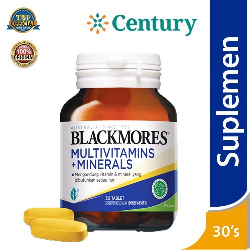 Jual Blackmores Multivitamin + Mineral isi 30 Tablet/Daya Tahan Tubuh ...