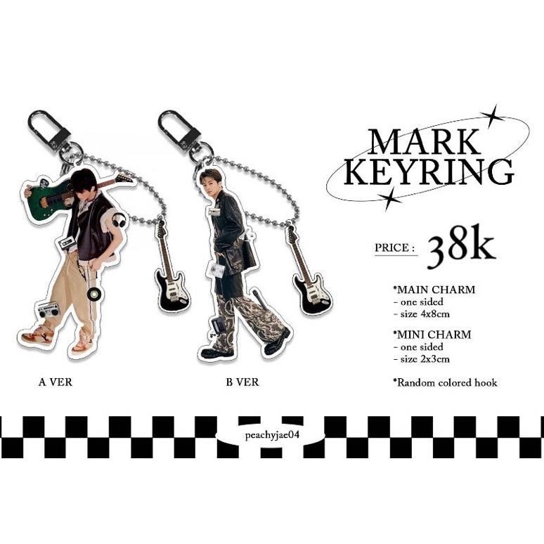 Jual [Ready] Mark Lee Nct Keychain Keyring Gantungan Kunci Band Edition ...