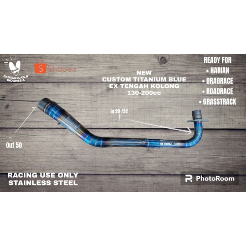 Jual Leher knalpot SLEEP ENGINE 200cc stainless bending 304 bebek Jupiter z z1 vega kharisma ...