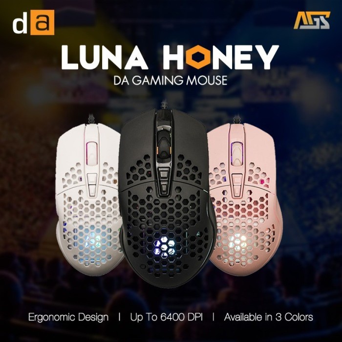 Jual Digital Alliance DA Luna Honey RGB - Gaming Mouse | Shopee Indonesia