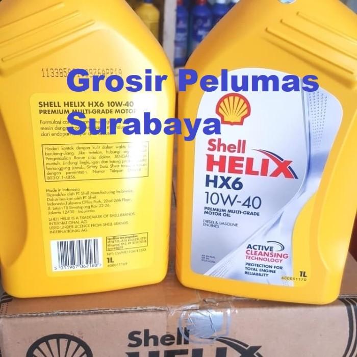 Jual Original Barcode Scan Shell Helix Hx6 10W-40 Sn Plus 1Ltr | Shopee ...