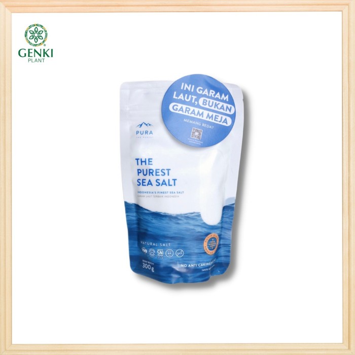 Jual Pura Purest Sea Salt Fine / Garam Laut Natural Halus - 300 G ...