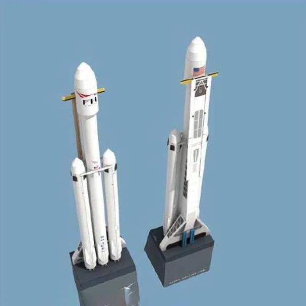 Jual DIY Papercraft SpaceX Falcon heavy | Shopee Indonesia
