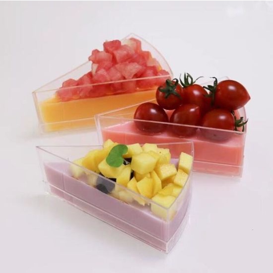 Jual CUP PUDDING SEGITIGA / CUP DRT JELLY (1 PACK ISI 10 PCS) | Shopee ...