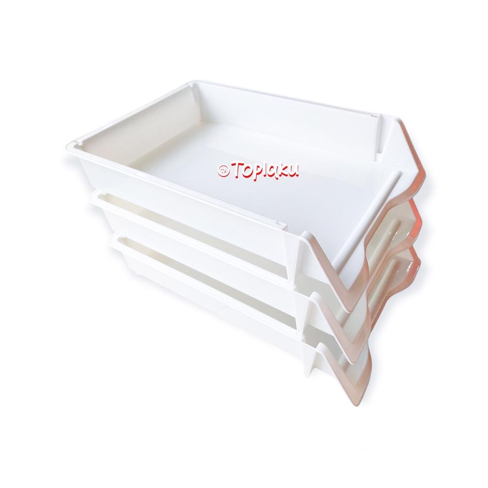 Jual TOPLA RAK KERTAS HVS DOKUMEN MEJA KANTOR 3 SUSUN F4 FOLIO BELAJAR ...