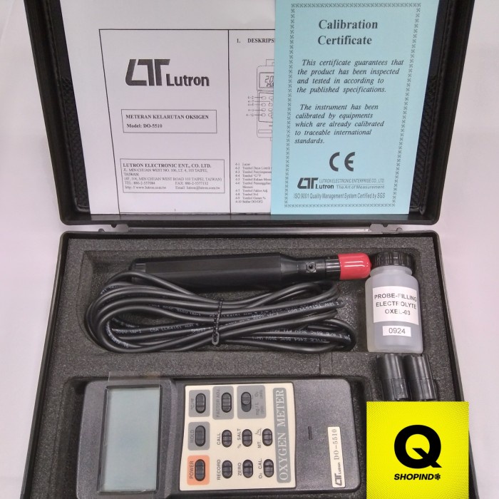 Jual LUTRON DO-5510 / DO 5510 / DO5510 DO meter Dissolved Oxygen Meter ...