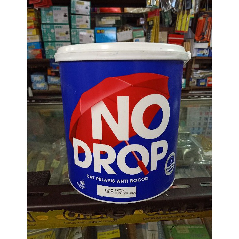 Jual Best Produk-No Drop Waterproofing Cat Pelapis Anti Bocor kemasan 4 kg ( galon ) | Shopee ...