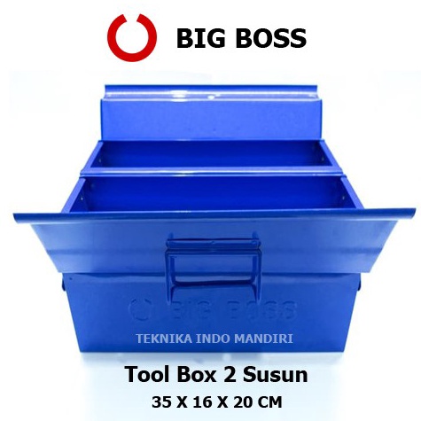Jual Dijual Murah_BIG BOSS Tool Box 2 Susun Besi | Shopee Indonesia
