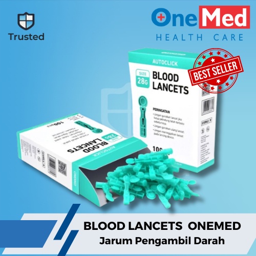 Jual ONEMED BLOOD LANCETS AUTOCLICK 30G 30 G ISI 100PCS | Shopee Indonesia