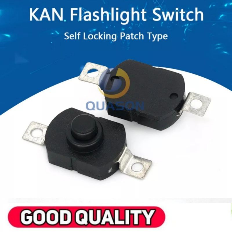 Jual Saklar Senter Self Locking 1A 30V Switch DC ON OFF Button Mini 2 ...