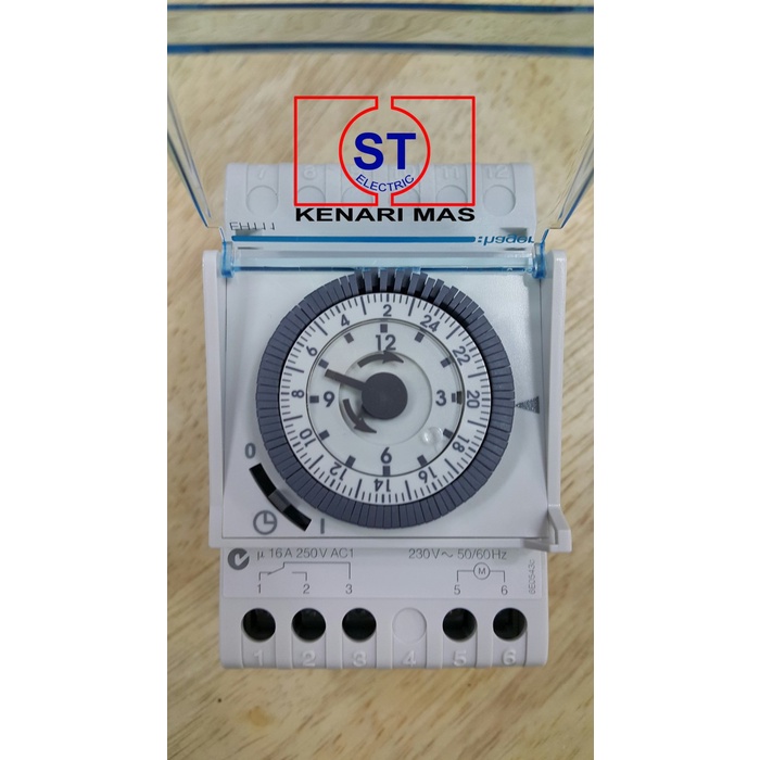 Jual Time Switch / Timer / Hager Eh111 Analog Eh 111 24 Jam | Shopee ...