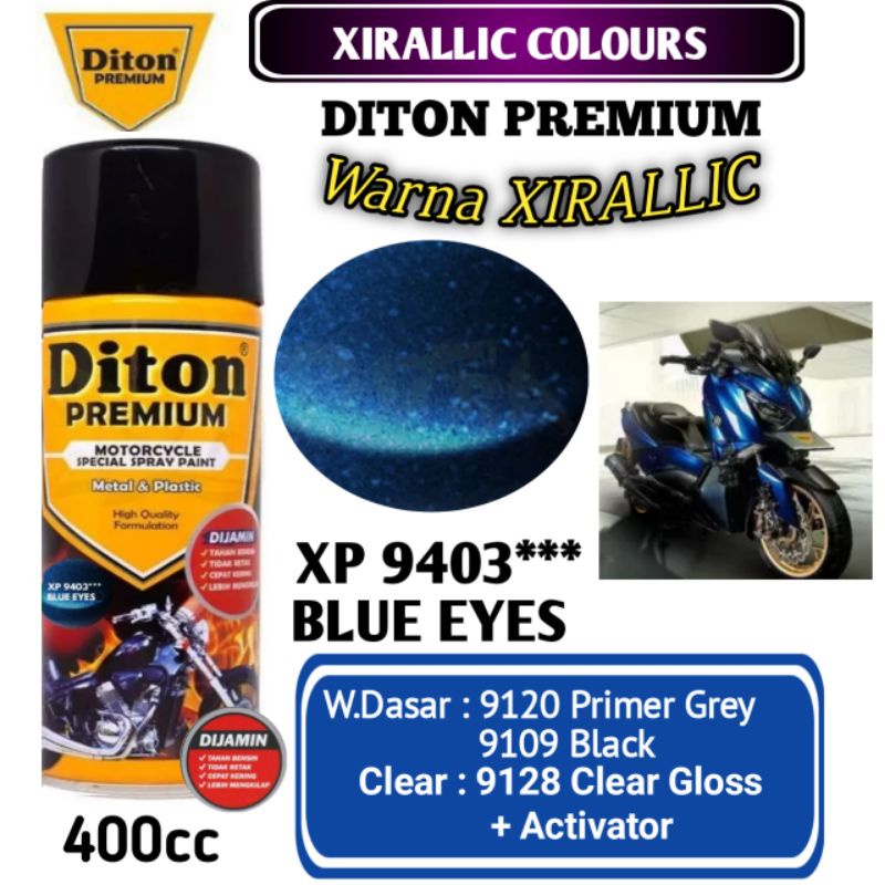 Jual XP 9403 XIRALLIC BLUE EYES DITON PREMIUM 400cc Cat Semprot Pilok ...
