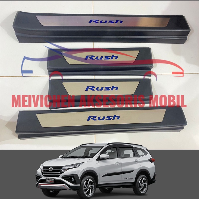Jual DOOR SILL PLATE SILLPLATE SAMPING MOBIL ALL NEW RUSH 2018 - 2023 ...