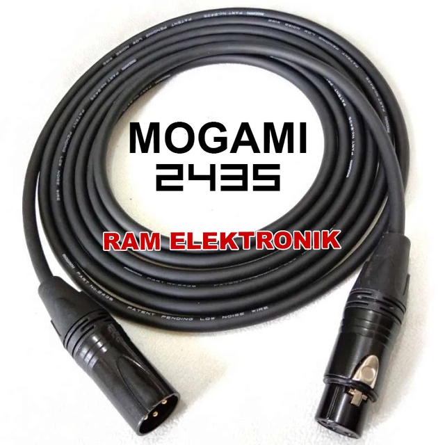 Jual Kabel Mogami 2435 Jack Canon XLR Male To Socket Female 3 Meter ...