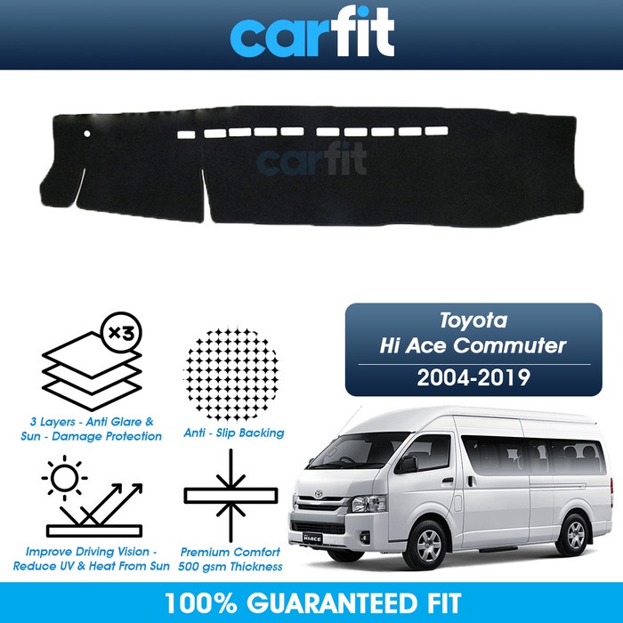 Jual CARFIT Toyota HiAce Hi-Ace Hi Ace Dashboard Cover Karpet Dasbor ...