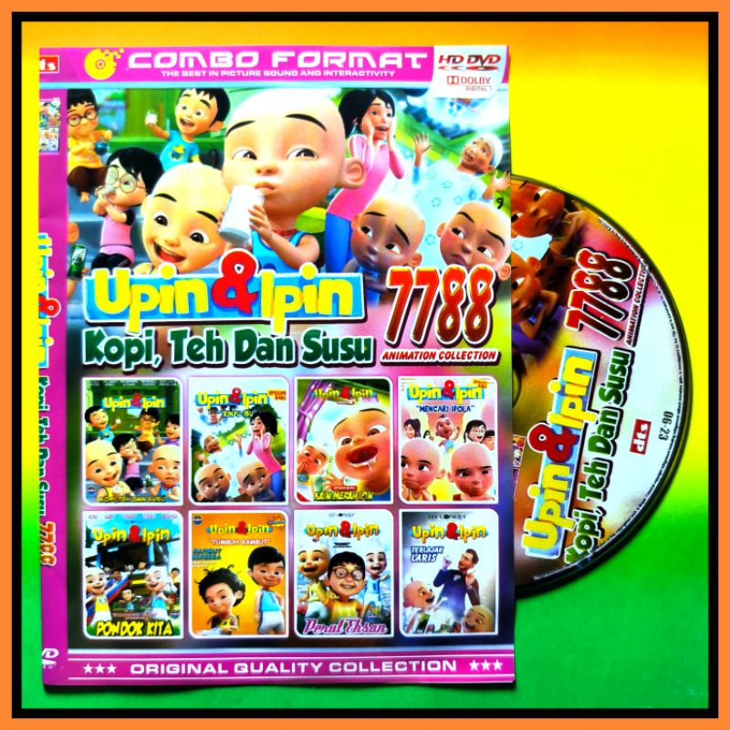 Jual KASET FILM KARTUN ANAK KOLEKSI UPIN & IPIN VOLUME TERBARU 7788. | Shopee Indonesia