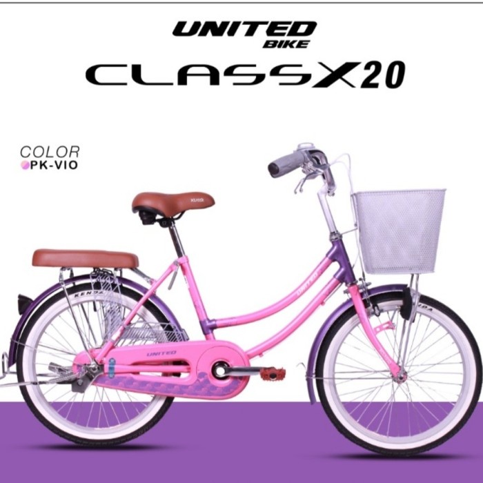 Jual Terlaris Frame Sepeda Perempuan Mini 20 Inch United Class X City ...