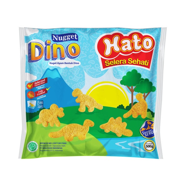 Jual HATO CHICKEN NUGGET DINO 500 GR | Shopee Indonesia