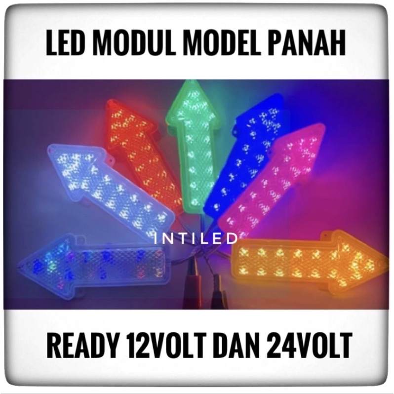 Jual 12Volt/24Volt - Led Modul Model Panah Lampu Tambahan Sein | Shopee ...