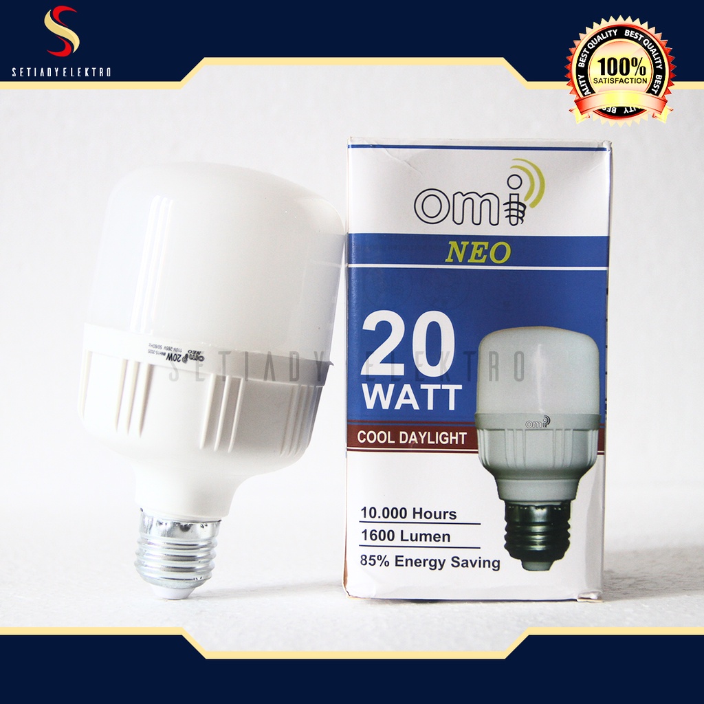 Jual Lampu LED OMI 20 Watt Cahaya Putih Terang - Lampu LED 20watt - Led ...
