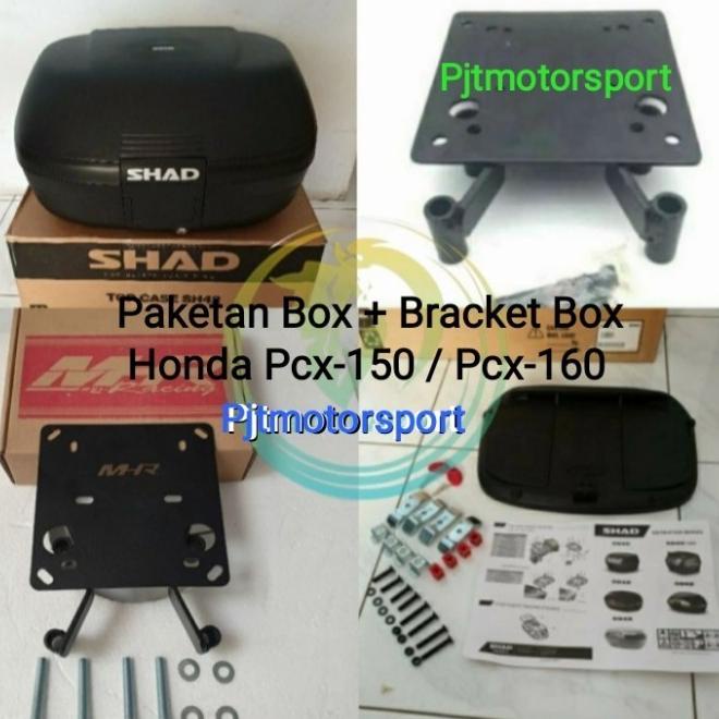 Jual Box Shad Top Box Sh-42 Pcx-160 / Pcx-150 Breket + Box Paketan Shad ...