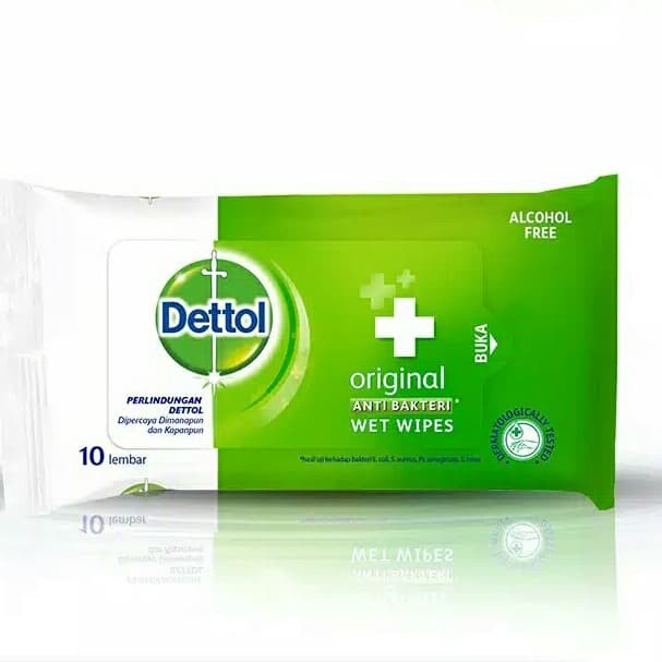 Jual Dettol Wipes 10S - 10 Pcs Tissue Basah Cuci Tangan Dettol | Shopee ...