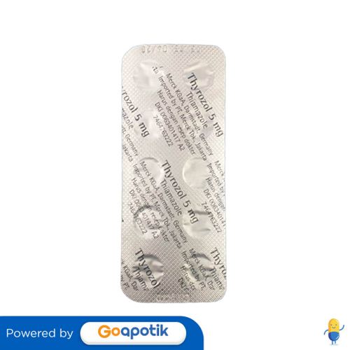 Jual THYROZOL 5 MG STRIP 10 TABLET | Shopee Indonesia