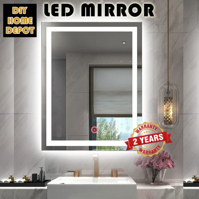 Jual LED Smart Mirror Cermin Touchscreen LED Cermin Make Up Cermin Rias ...