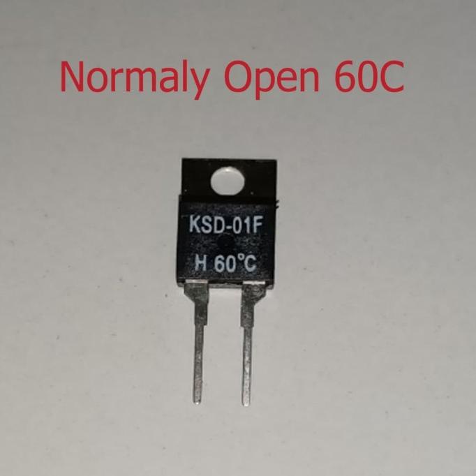 Jual KSD-01F KSD01 60C Thermal Switch Temperature Sensor Thermostat (NO) | Shopee Indonesia