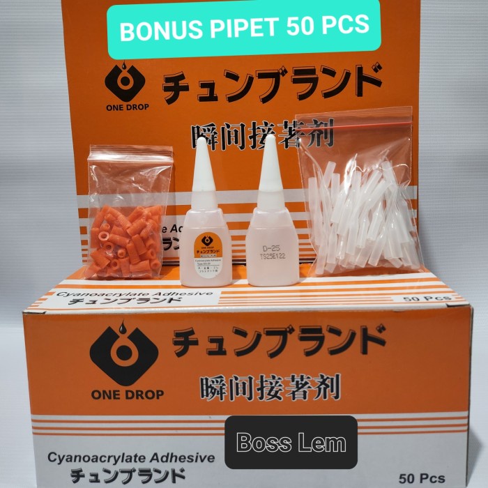 Jual LEM KOREA/LEM ONE DROP D25 SKAT /LEM SERBAGUNA @50 PCS | Shopee ...