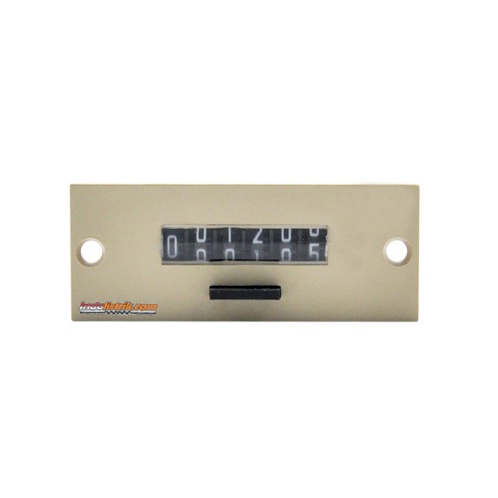 Jual TOP PRODUCT Counter Timer Analog 6 digit dengan reset TAB (220VAC ...