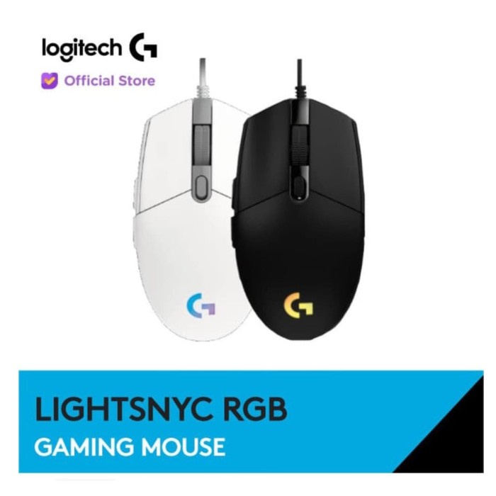 Jual LOGITECH G102 V2 LIGHTSYNC MOUSE GAMING -2 VARIAN WHITE/BLACK ORIGINAL | Shopee Indonesia