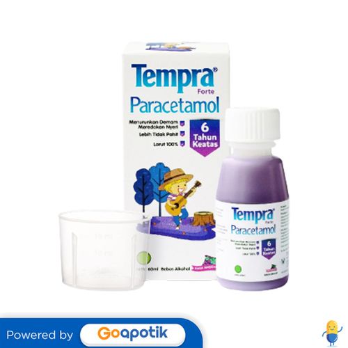 Jual TEMPRA FORTE SYRUP RASA ANGGUR 60 ML | Shopee Indonesia