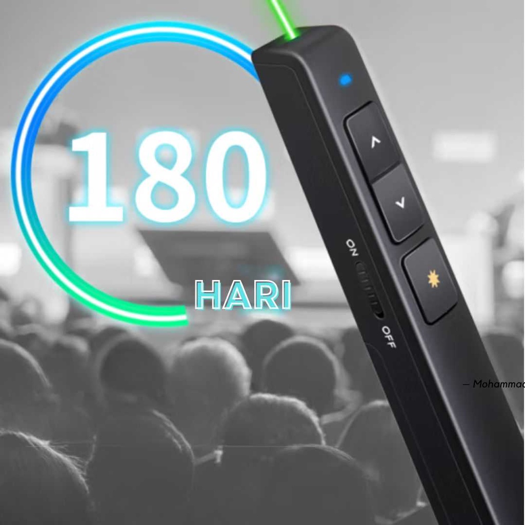 Jual Deli Laser Pointer Presentasi Wireless Slideshow Green Light 100 ...
