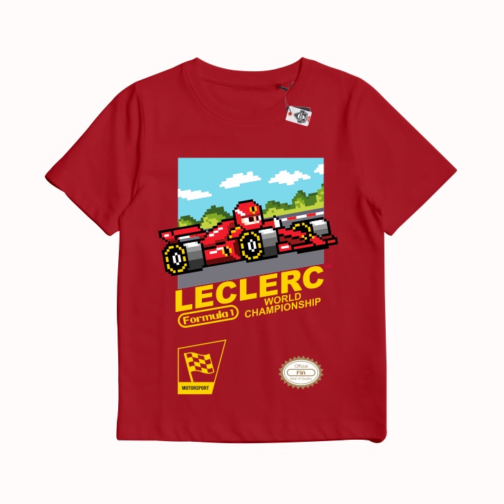 Jual KRMK Kaos T Shirt Baju Distro Anak Laki-Laki Perempuan F1 FORMULA ONE CHARLES LECLERC 16 ...