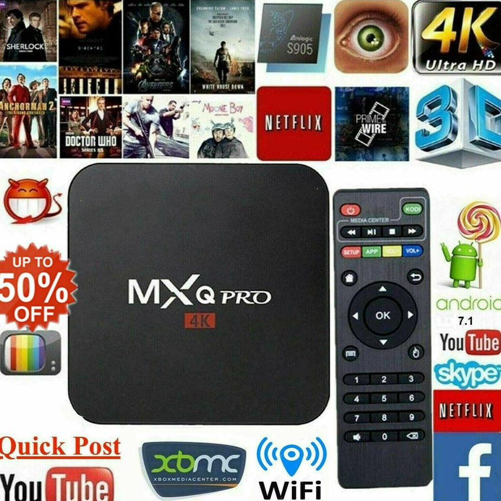 Jual Promo.. Android TV Box MXQ Pro 5G 2G+16G / Smart TV 4K Ultra HD MXQ PRO 4K 5G TTG | Shopee ...