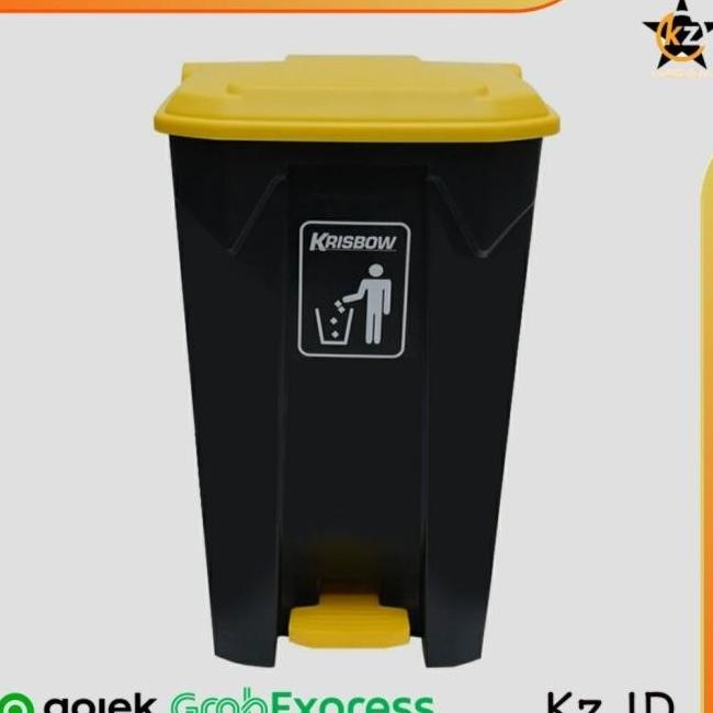 Jual Keren Krisbow Tempat Sampah Plastik Pedal 100 Ltr Outdoor Tong Sampah Tree.Chic | Shopee ...
