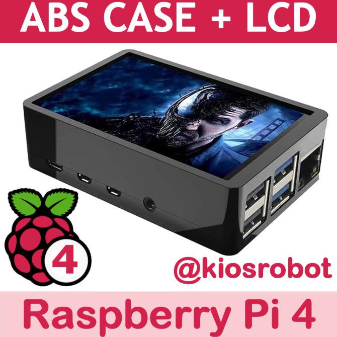 Jual Raspberry Pi 4 LCD 3.5 inch touchscreen + case black | Shopee ...